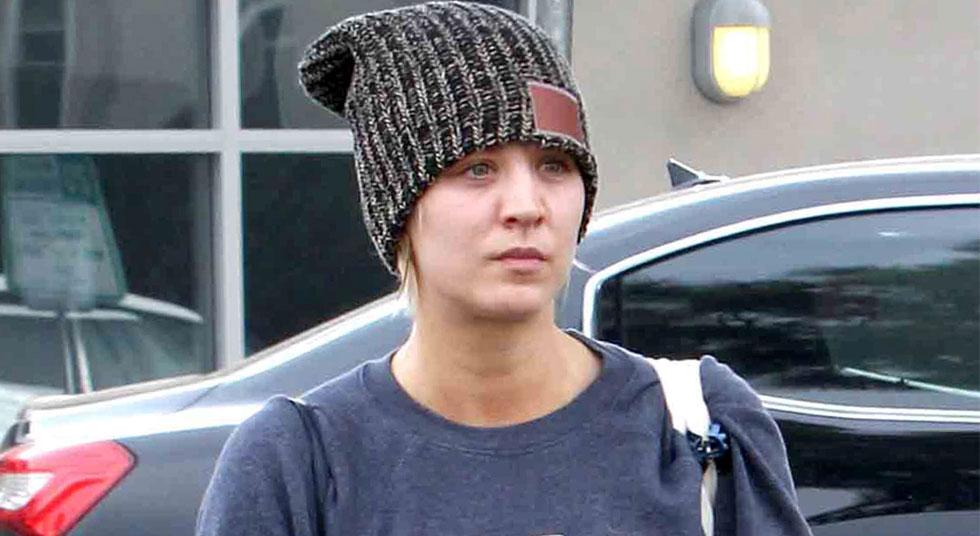 Makeup-Free Kaley Cuoco Looks Sad Post-Workout Only Days After Losing ...