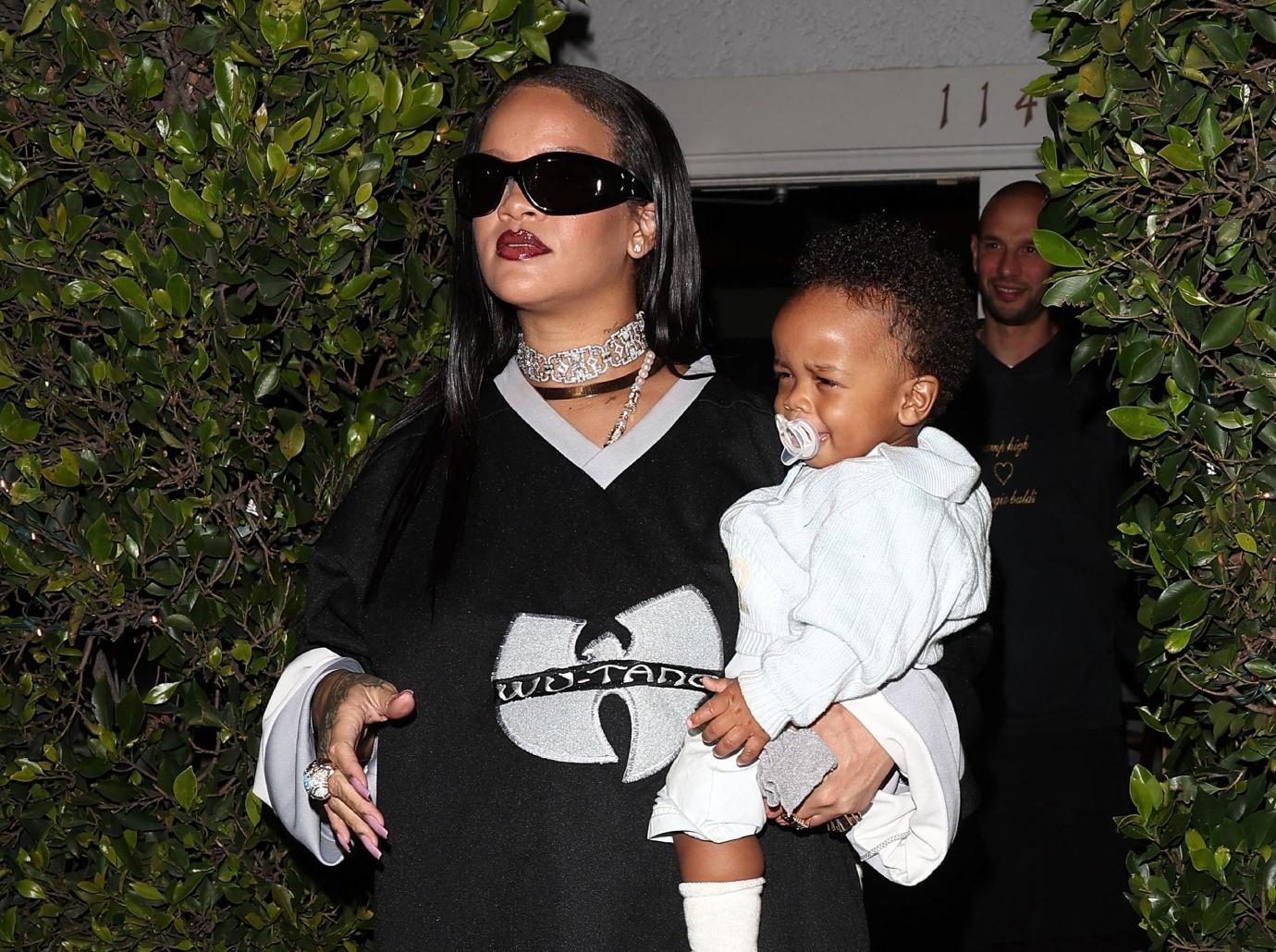 Rihanna Shows Off New Baby Son, Riot, For The First Time
