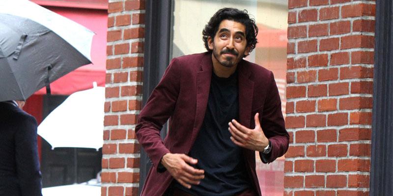 Dev Patel Caught In NYC Downpour While Filming Movie Modern Love