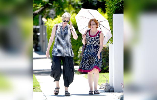 Jane Lynch And Girlfriend Jennifer Cheyene Take A Romantic Stroll ...