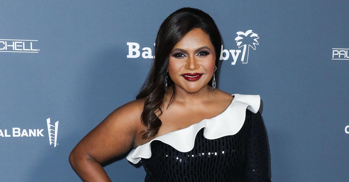 Mindy Kaling Shows Off Slim Physique In Black Gown: Photos