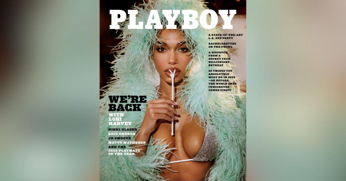 Lori Harvey Goes Topless While Posing On The Cover Of 'Playboy': Photos