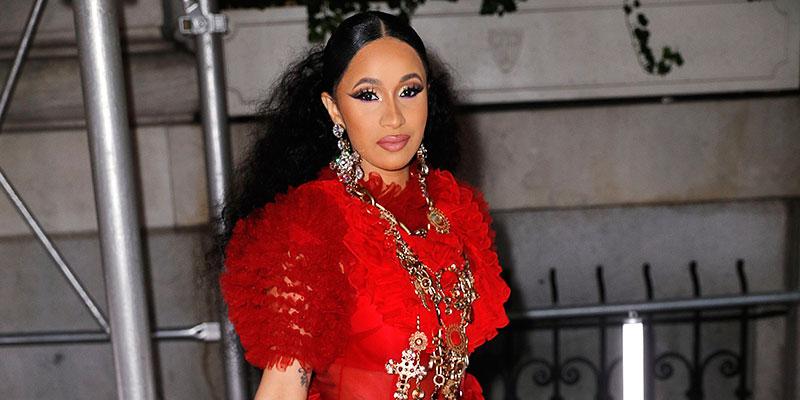 Cardi B Wears The New Dsquared2 Heel Sneakers