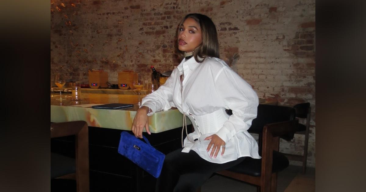 Lori Harvey Stuns In Low-Cut Latex Bodysuit For Playboy Photoshoot