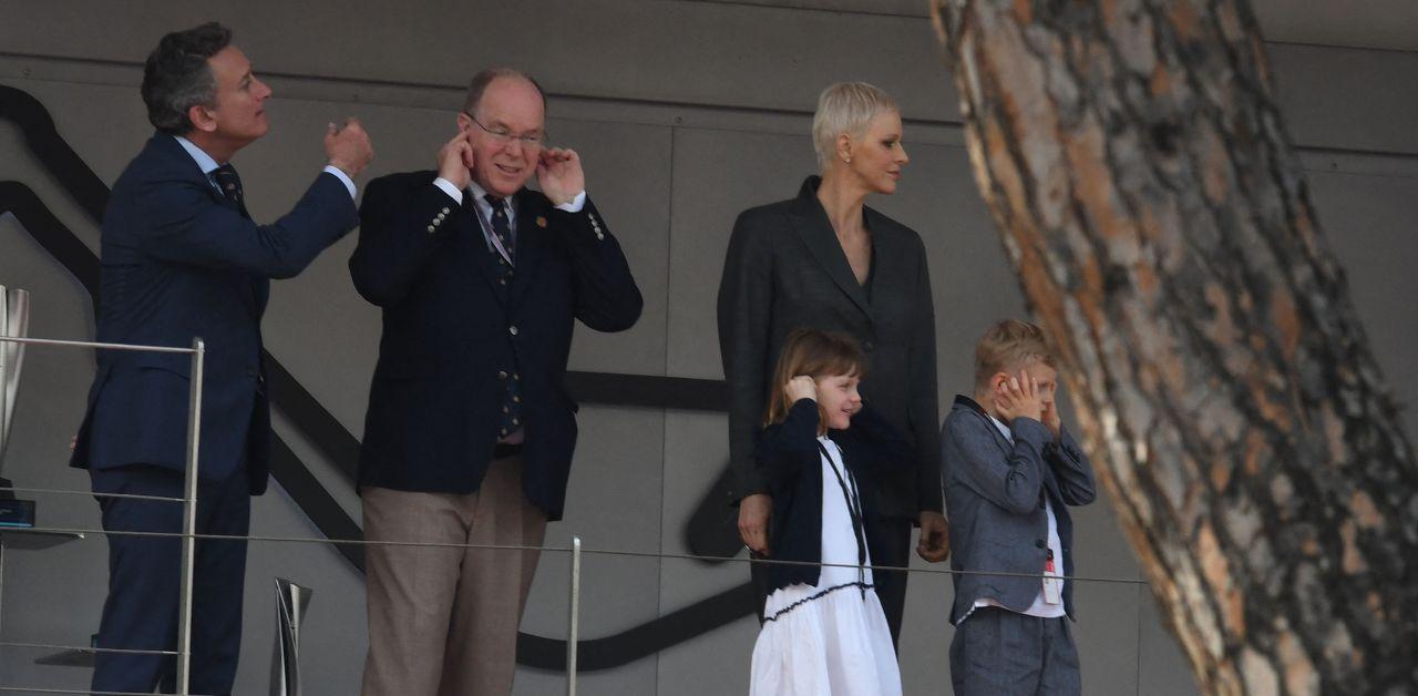 Prince Albert & Princess Charlene Share 'Awkward' PDA Moment