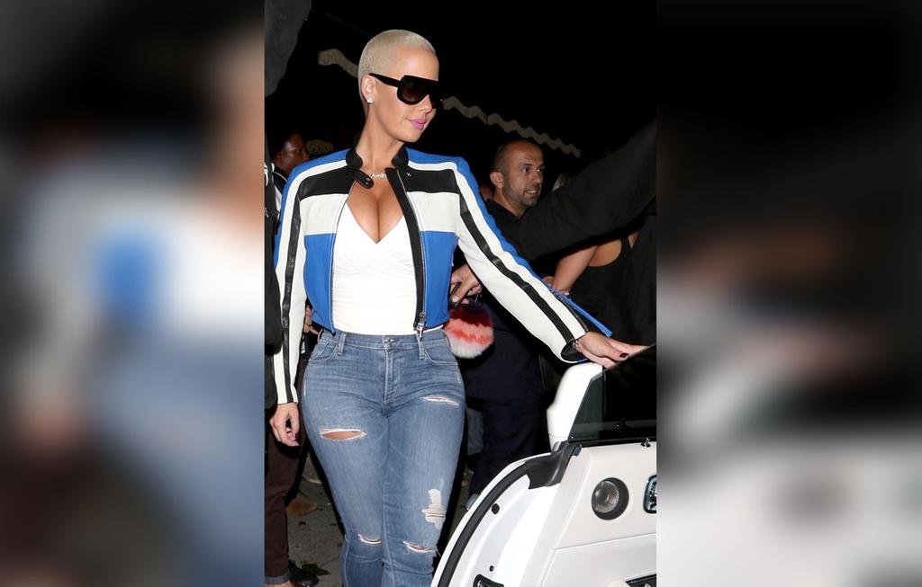 [PICS] Amber Rose Creates Serious Body Envy In Her Hot Leather Getup