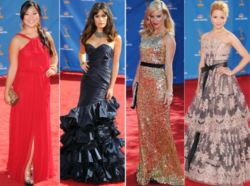 POLL: Which 'Glee' Leading Lady Beamed Brightest on the Emmy Carpet?