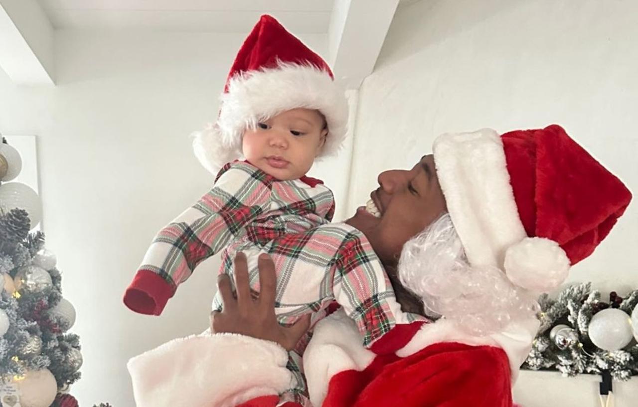 Nick Cannon, Bre Tiesi & Their Son Legendary Take Christmas Photos