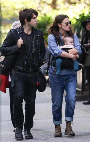 Keira Knightley And James Righton Take A Stroll With Baby Edie In NYC ...