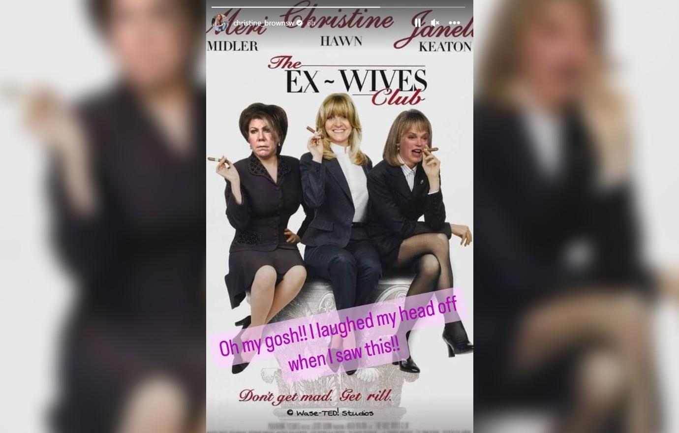 Sister Wives' Christine Brown Pokes Fun At Kody Split With Meme