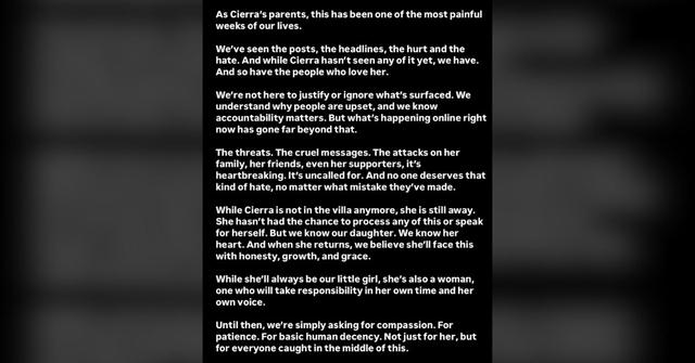 Why Did Cierra Leave The ‘Love Island USA’ Villa? Why She Went Home