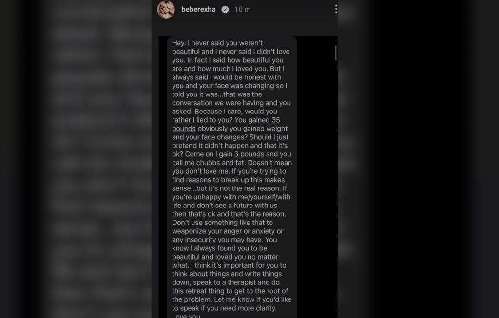 Bebe Rexha Fans Come To Her Defense After Boyfriend Shames Her Weight