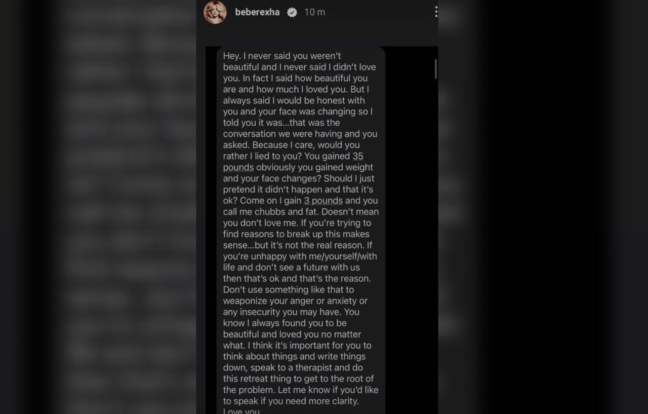 Bebe Rexha Fans Come To Her Defense After Boyfriend Shames Her Weight