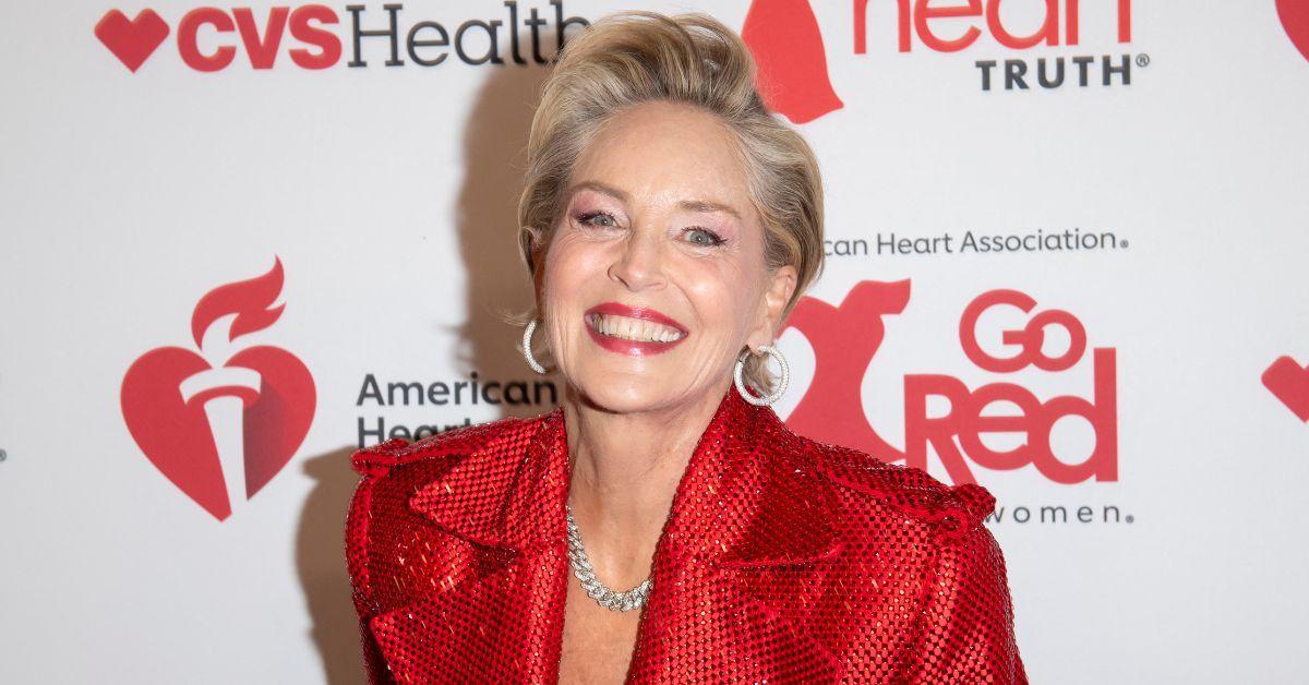 Sharon Stone Shows Off Her Bikini Body In Animal Print Swimsuit: Photos