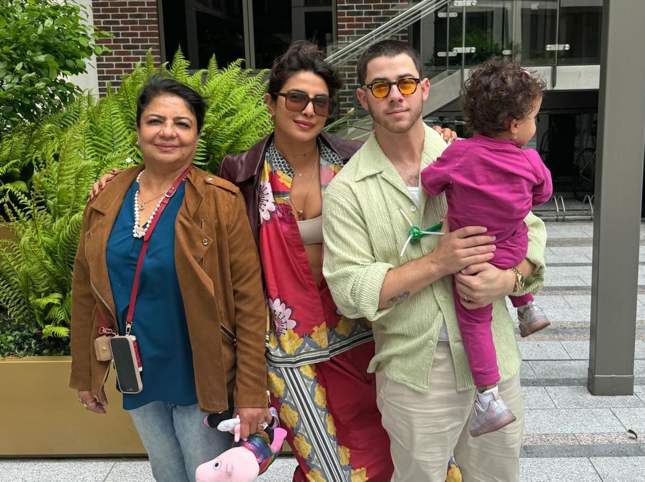 Nick Jonas Shows Off Buzz Cut While Doting On Daughter Malti: Photos