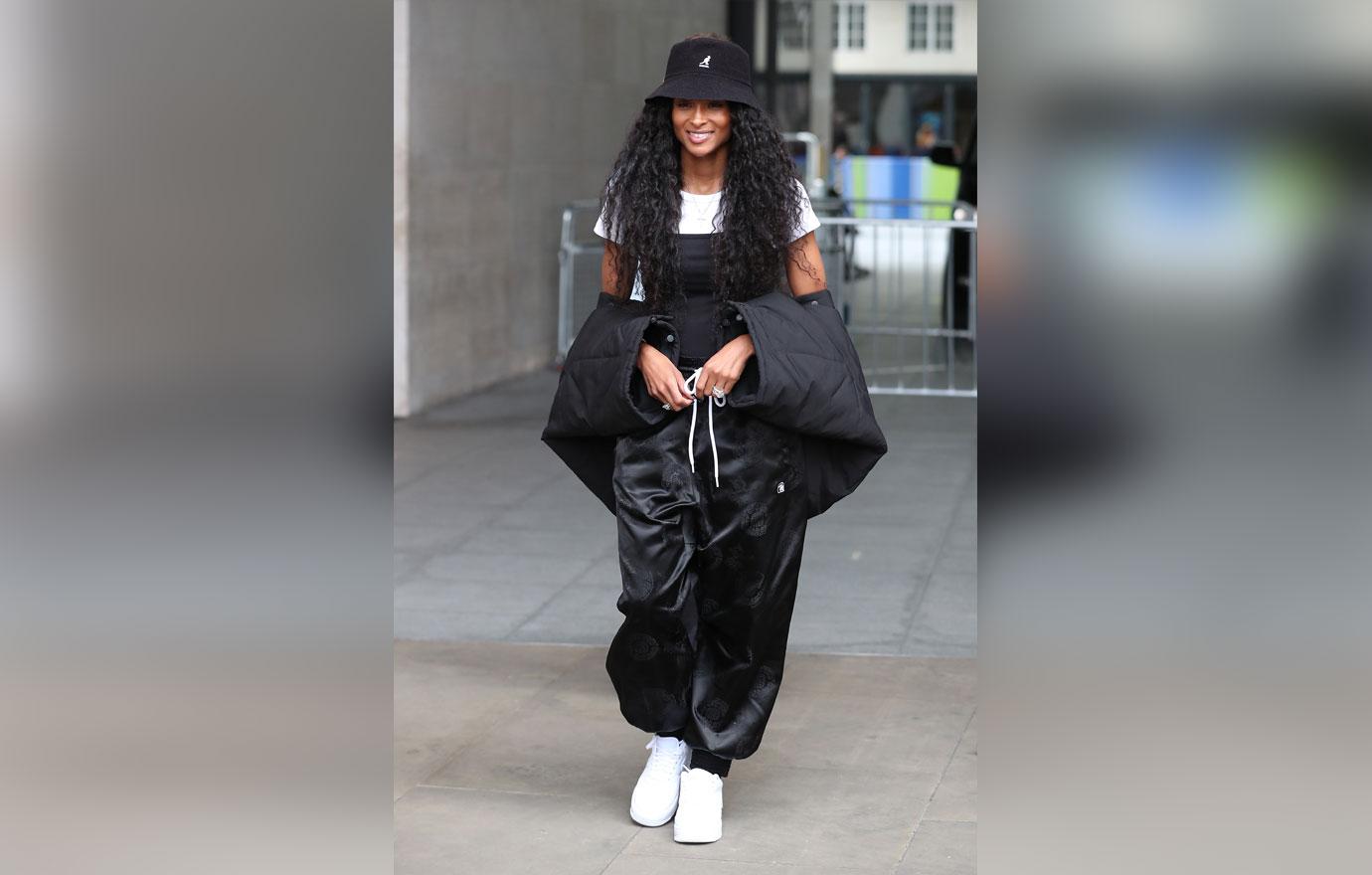 Swimsuit Clad Ciara Dances Poolside After Hinting At Baby Number 3