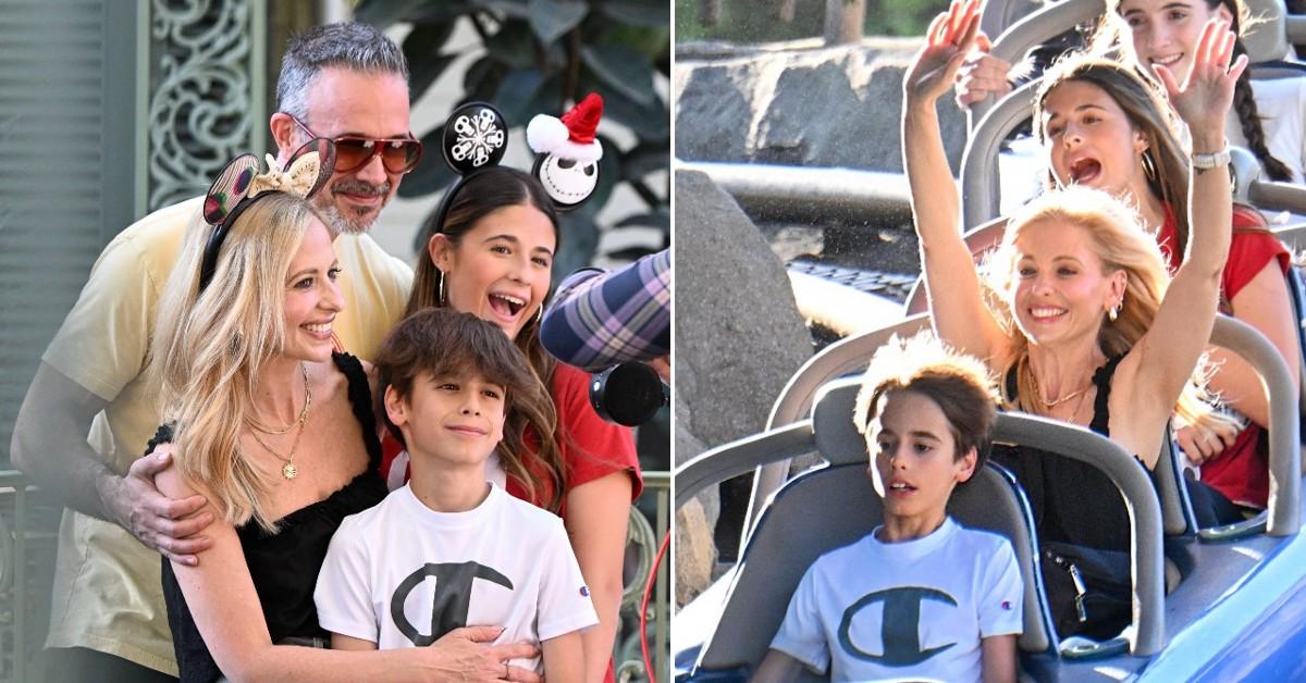 Sarah Michelle Gellar Celebrates Kids' Birthdays At Disneyland: Photos