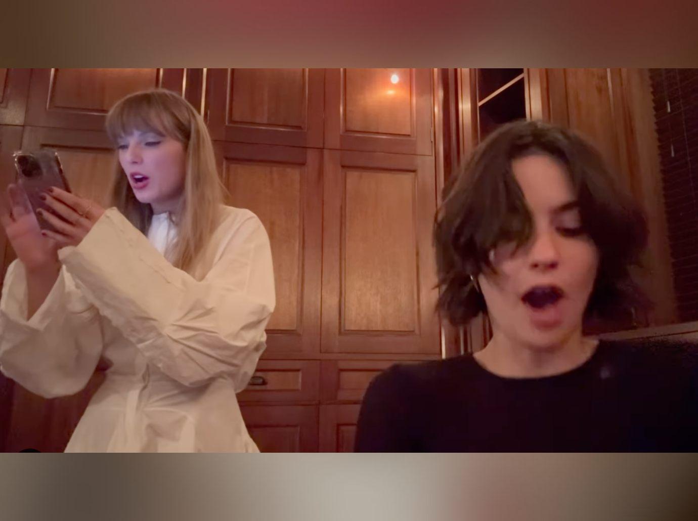 Taylor Swift Extinguishes Messy Kitchen Fire With Gracie Abrams: Watch