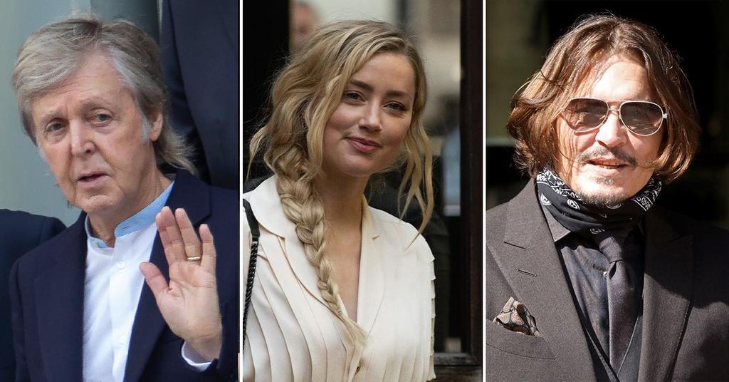 Paul McCartney Seemingly Backs Johnny Depp In Amber Heard Case