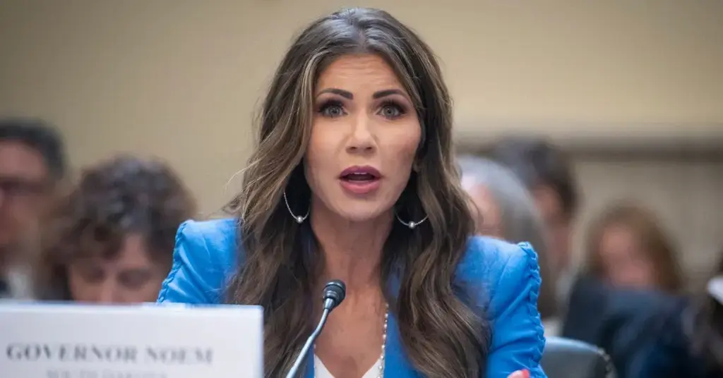 Kristi Noem Mocked For Getting All Dolled Up As An 'ICE Cosplayer'
