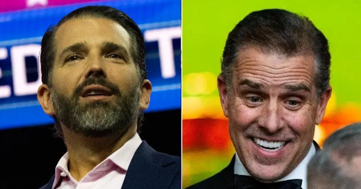 Donald Trump Jr. Insists He Doesn't Snort Cocaine, Slams Hunter Biden
