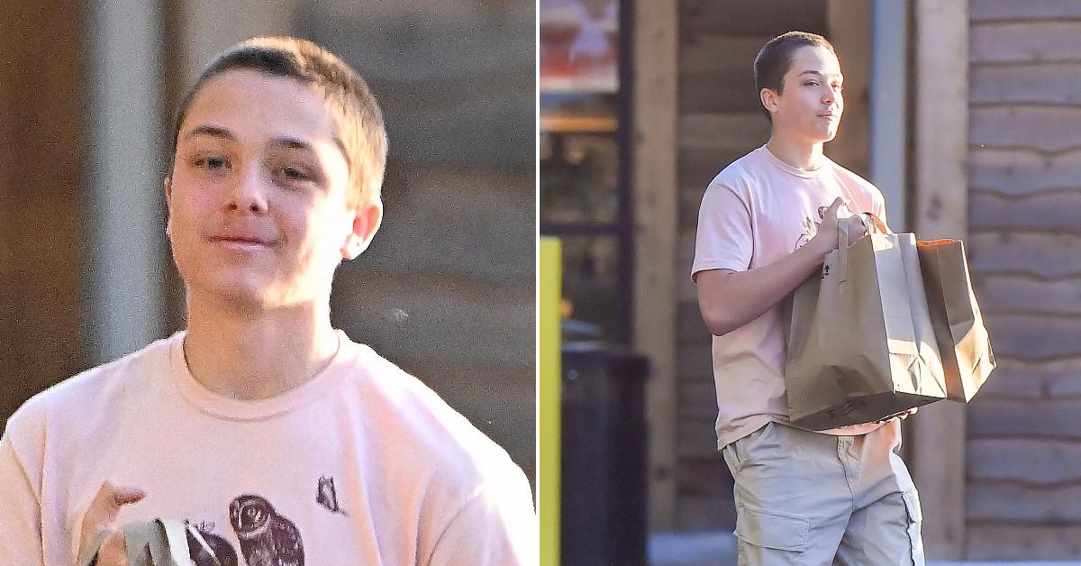 Angelina Jolie & Brad Pitt's Youngest Son Knox Makes Rare Outing: Pics