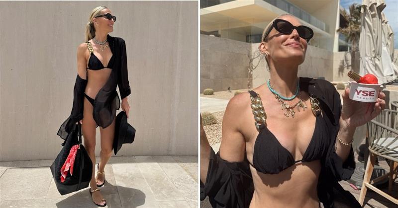 Molly Sims Bares Her Toned Tummy In Cabo: Photos