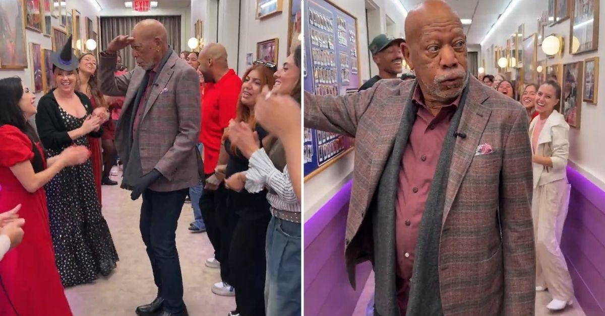 Morgan Freeman Debuts Drastic New Appearance: Watch