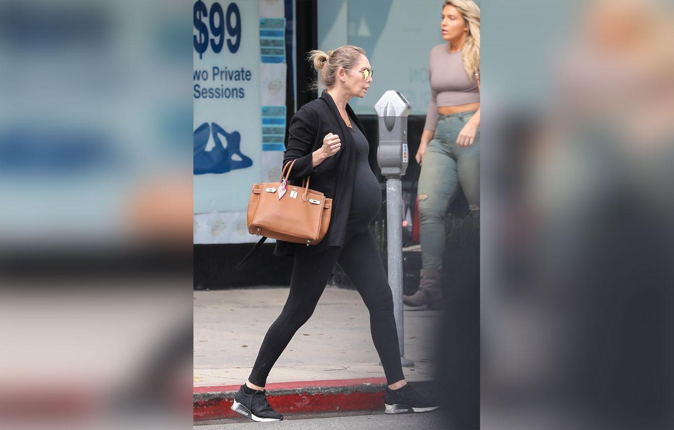 Pics Pregnant Kym Johnson Looks Ready To Pop Any Day Now