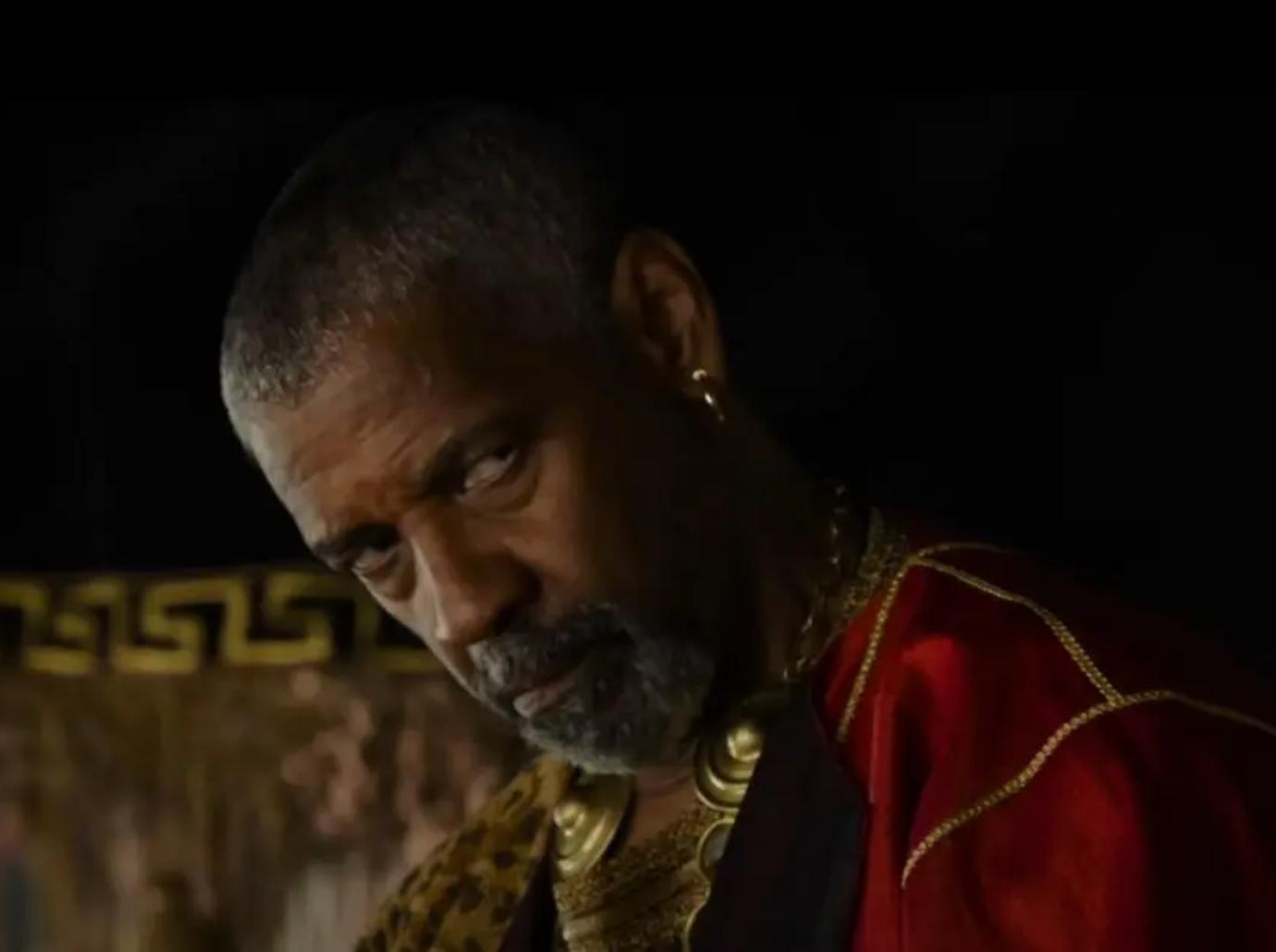 Denzel Washington Says 'Gladiator II' Cut Scene Of Him Kissing A Man