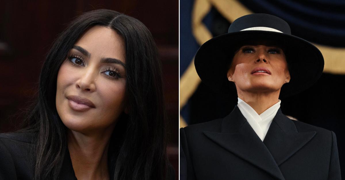 Kim Kardashian Slammed After Posting Melania Trump At Inauguration Day
