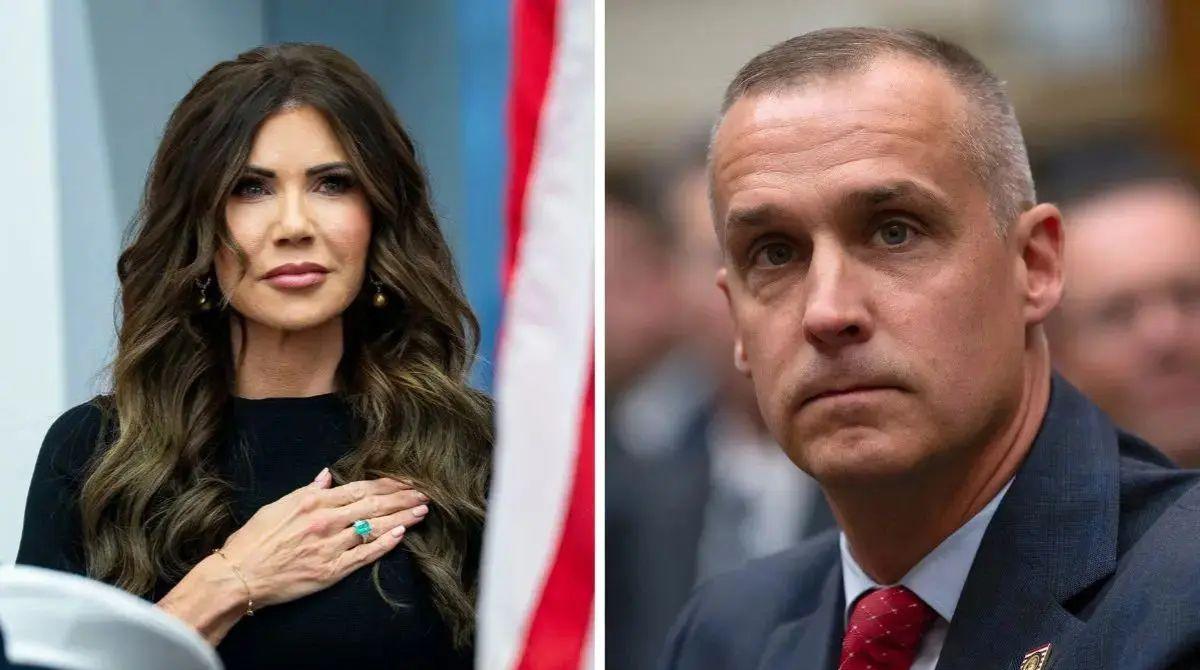 Kristi Noem Dumped By Alleged Lover Corey Lewandowski After DHS Firing