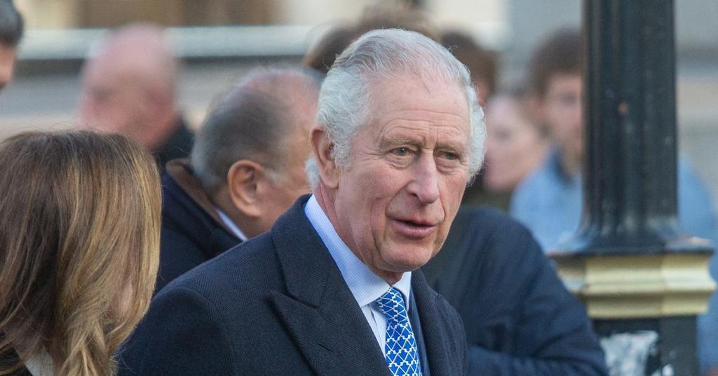 King Charles Greeted By Protestors Holding 'Not My King' Signs