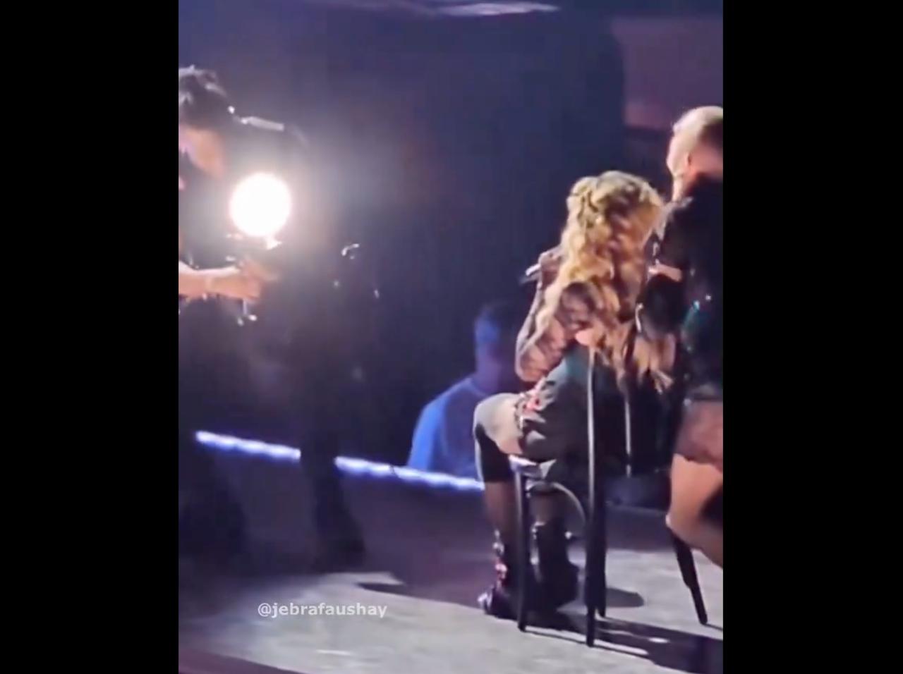 Madonna Falls Off Chair While On Stage During Seattle Concert: Watch