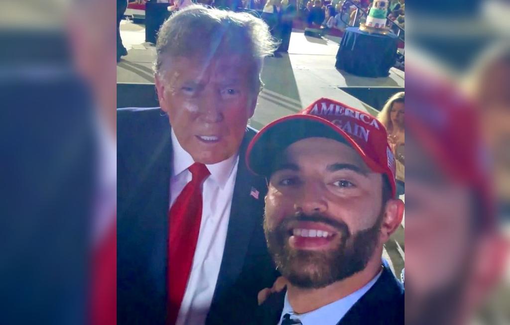 Sweaty Donald Trump Sparks Concerns As He Poses With Supporter: Photo