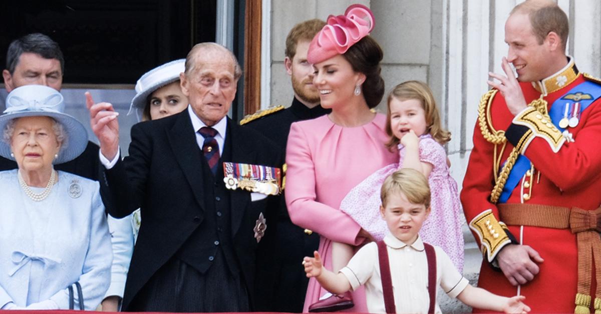 Prince George & Princess Charlotte At The Colour Parade
