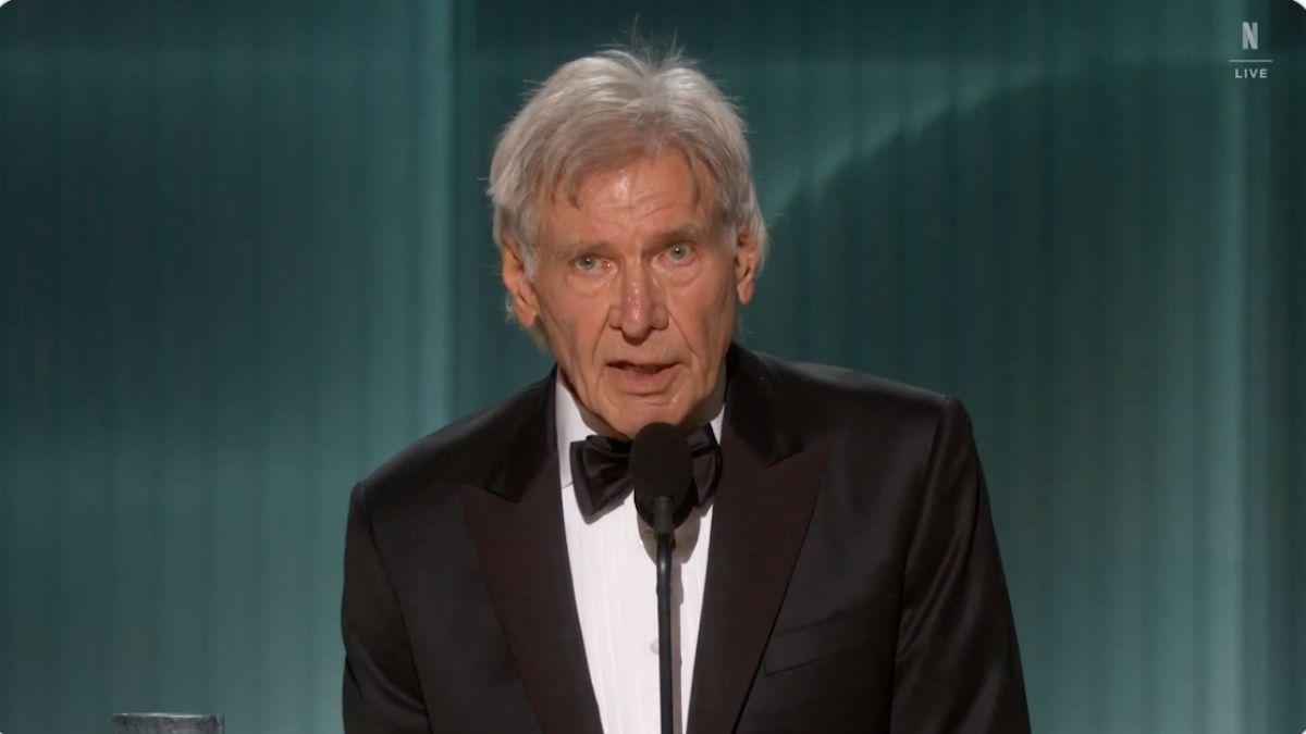 Harrison Ford Jokes About 2026 Actor Awards' Lifetime Achievement Award