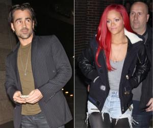 Irish Actor Colin Farrell & Rihanna Enjoy a Dinner Date?