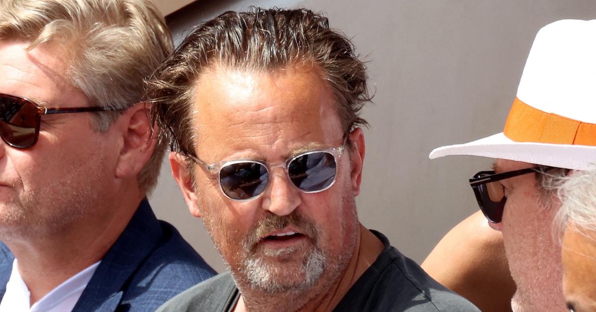Matthew Perry Looks Disheveled During Lunch Date With Mystery Woman