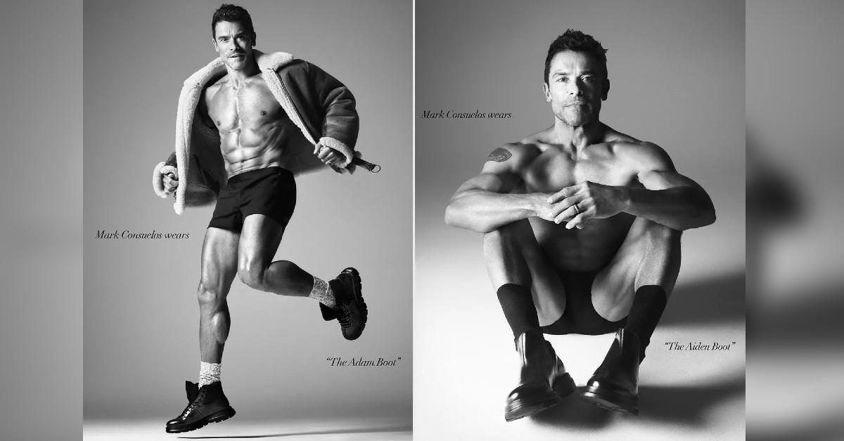 Kelly Ripa's Husband Mark Consuelos Nearly Exposes His Bulge: Photos