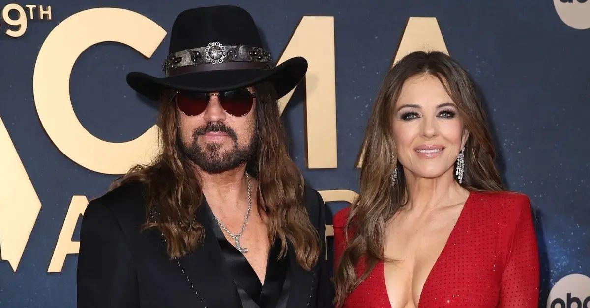 Elizabeth Hurley Stuns In Bikini At NYE Party With Billy Ray Cyrus