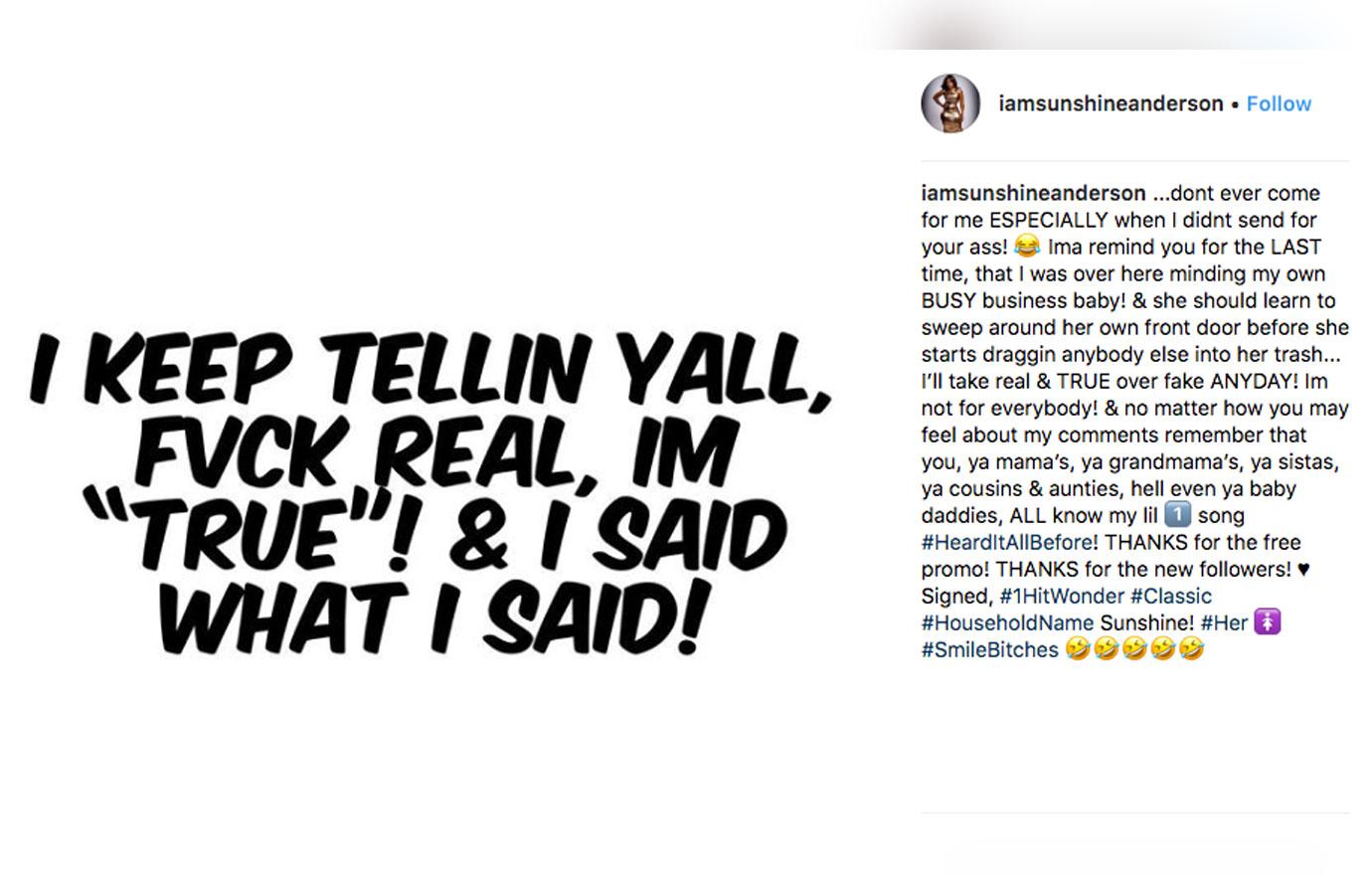 Sunshine Anderson Sparks Feud With Khloe Kardashian Over Her Song