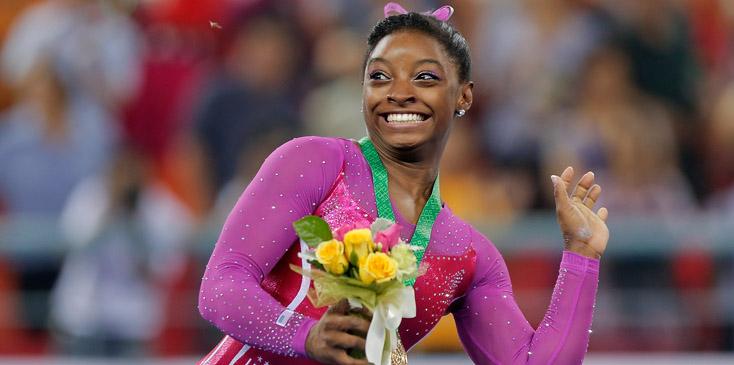 Gilded Simone! ‘Dancing With The Stars’ BEGGING For Olympian Biles