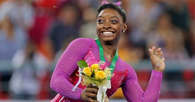 Gilded Simone! ‘Dancing With The Stars’ BEGGING For Olympian Biles