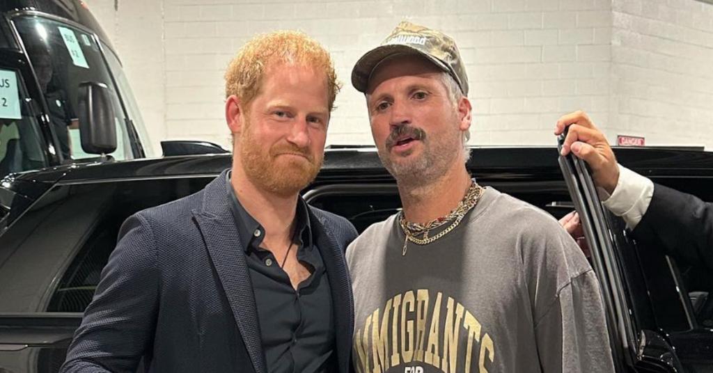 Prince Harry Poses With LAFC Owner Shaun Neff In Instagram Cameo