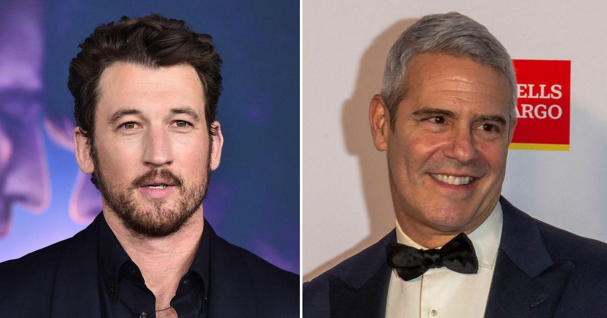 Miles Teller Teases Andy Cohen For Looking At His Crotch On 'WWHL'
