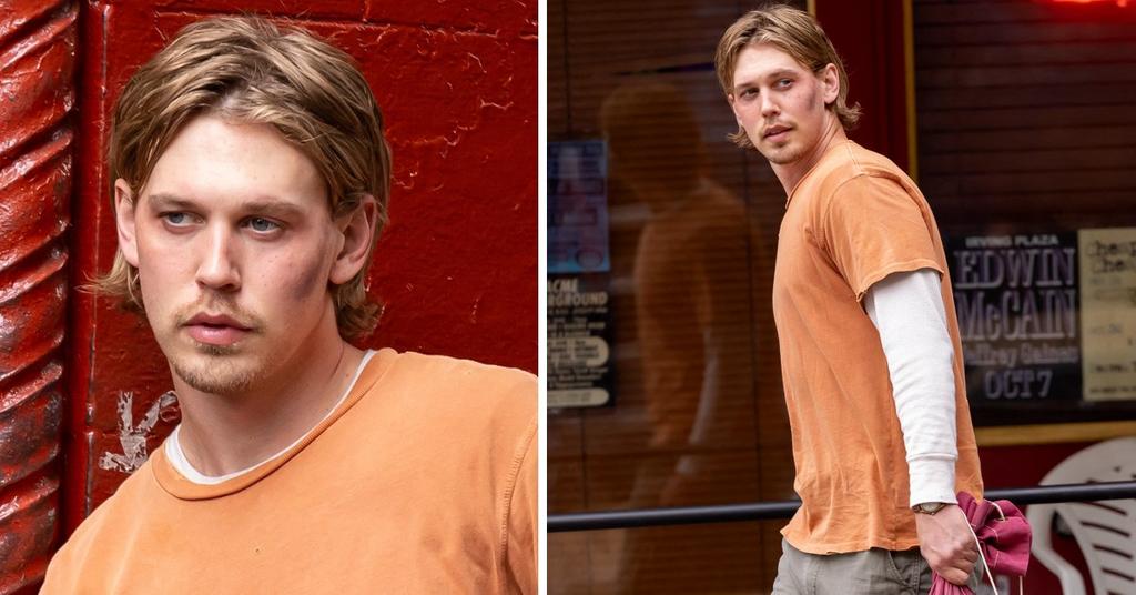 Austin Butler Channels His Inner Bad Boy On Set In NYC: Photos