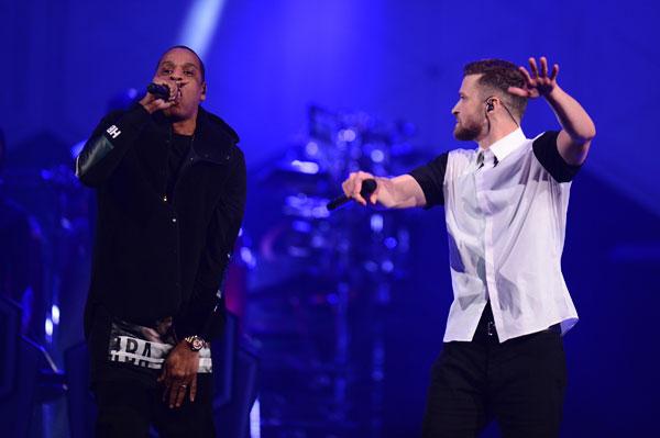 Justin Timberlake and Jay Z Perform Together While Taylor Swift and ...