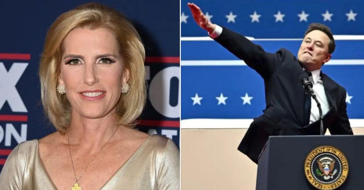 Laura Ingraham Ridiculed For Defending Elon Musk's 'Awkward' Salute