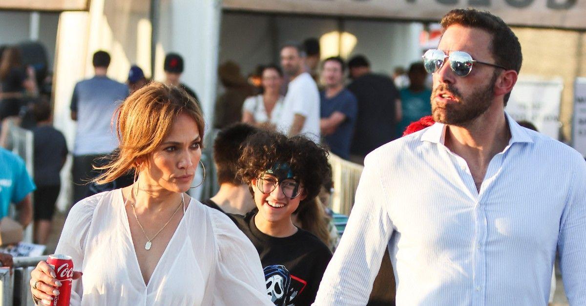 Jennifer Lopez & Ben Affleck Take Emme Halloween Shopping